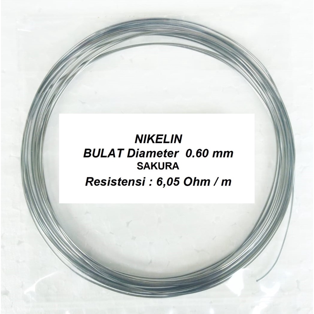 Jual nikelin bulat kawat niklin 0,6mm ( 0,60 mm ) | Shopee Indonesia