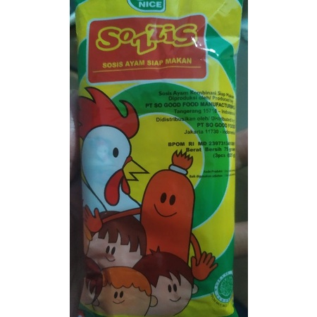 Jual Sozzis So Nice Sosis Ayam Siap Makan 75g(3pcs@25g) | Shopee Indonesia