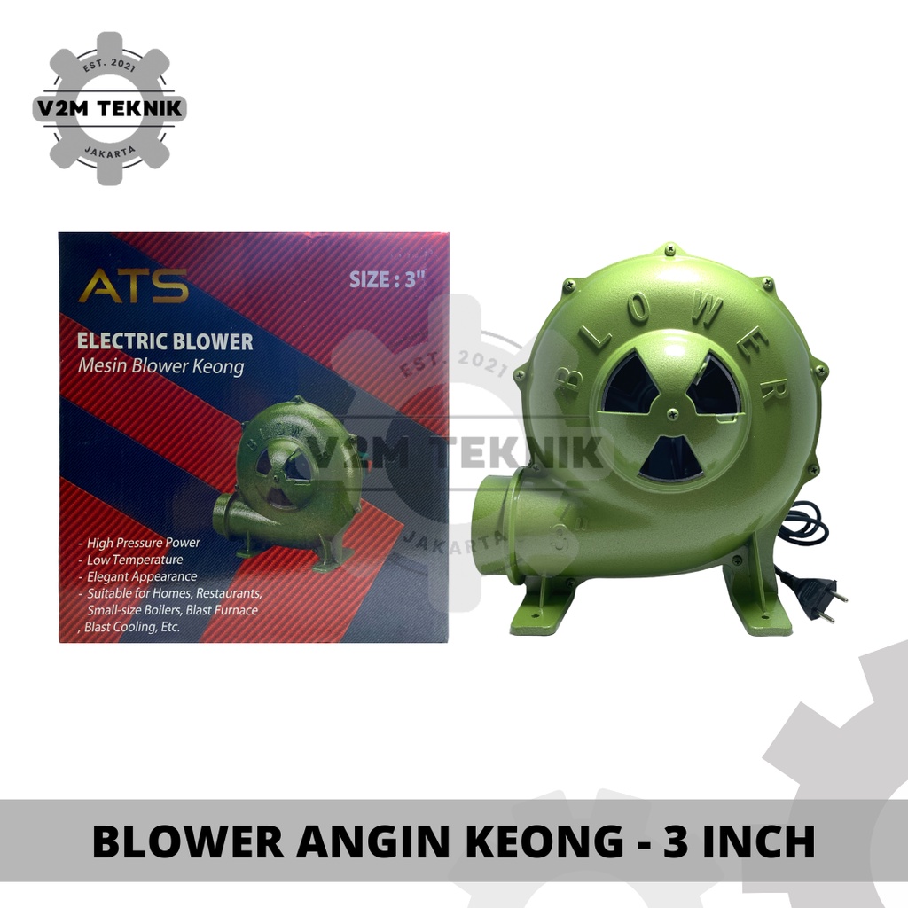 Jual ATS Blower Keong 3 Inch / Mesin Blower Angin 3" / Elektrik Blower ...