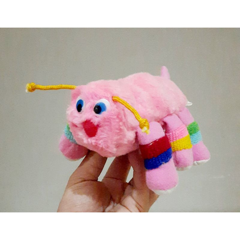 Jual Boneka Ulat Pink Lucu Size 15 cm/ Boneka Ulat/ Boneka Binatang ...