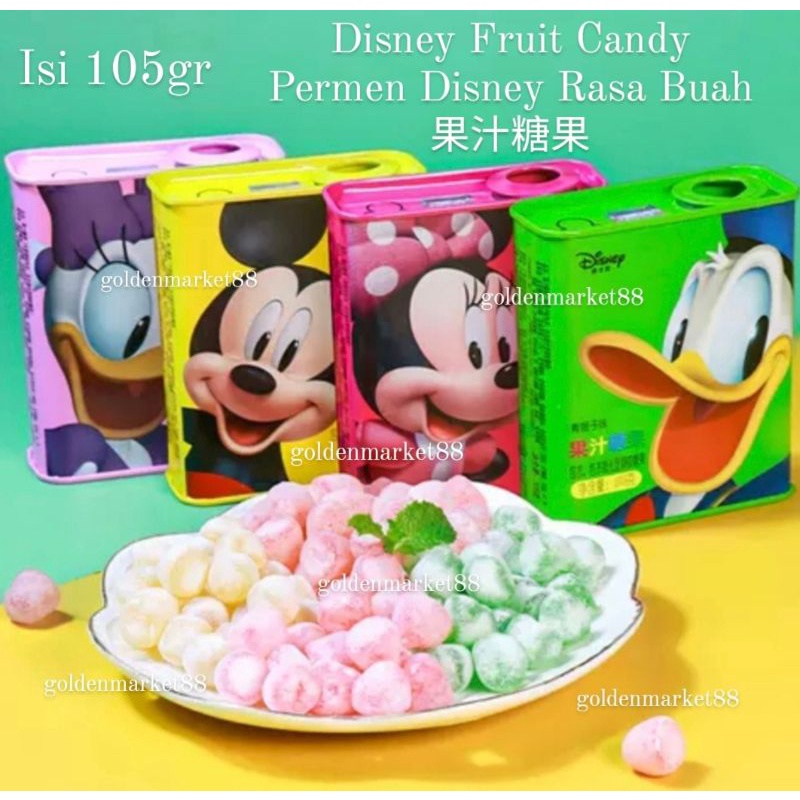 Jual 105G DISNEY GUMMY FRUIT CANDY PERMEN DISNEY RASA BUAH IMPORT ...