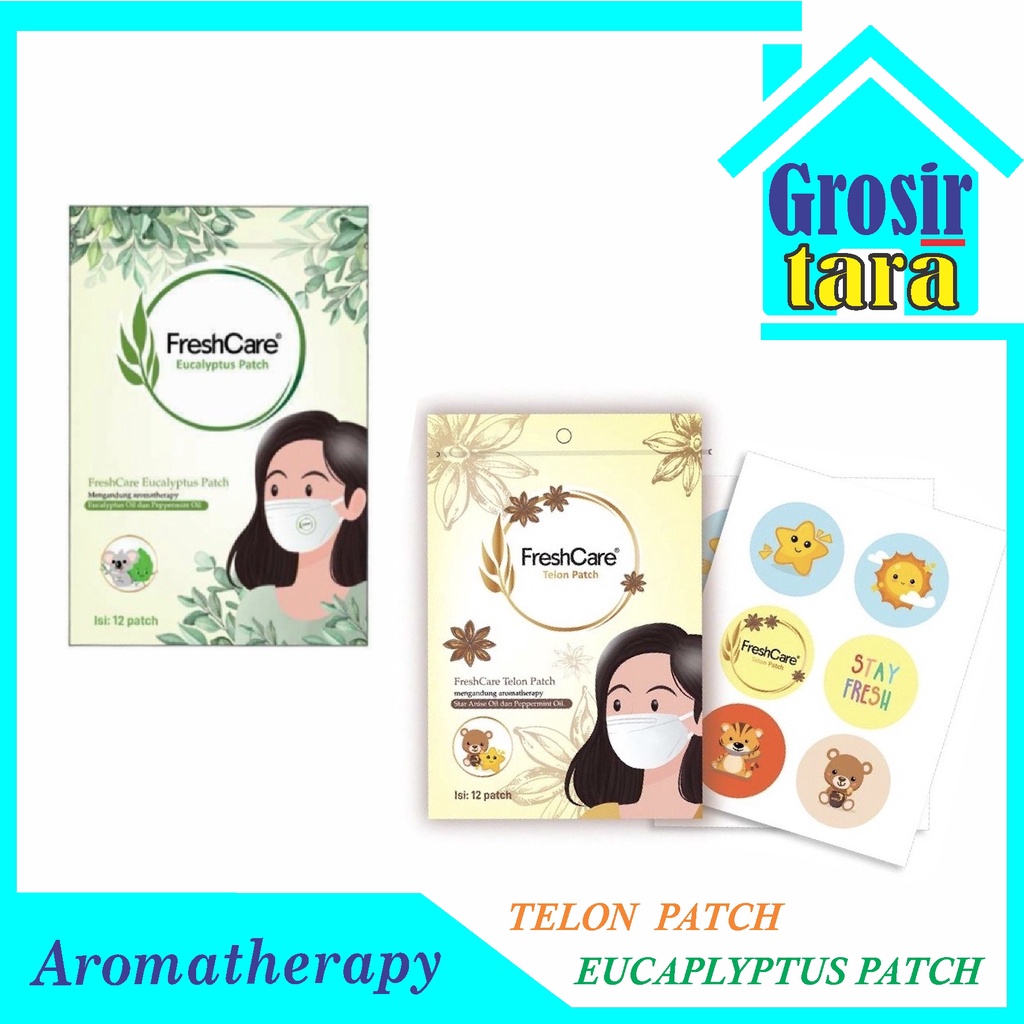 Jual Stiker Masker Freshcare Fresh Care Eucalyptus Patch isi 12 Patch ...