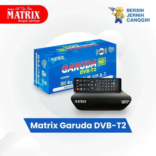 Jual Set Top Box TV Digital Matrix Garuda DVB T2 Receiver HD STB 1080p ...