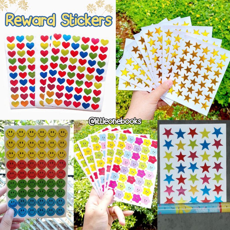 Jual Reward Sticker / Stiker Apresiasi anak / Stiker Prestasi / Sticker ...