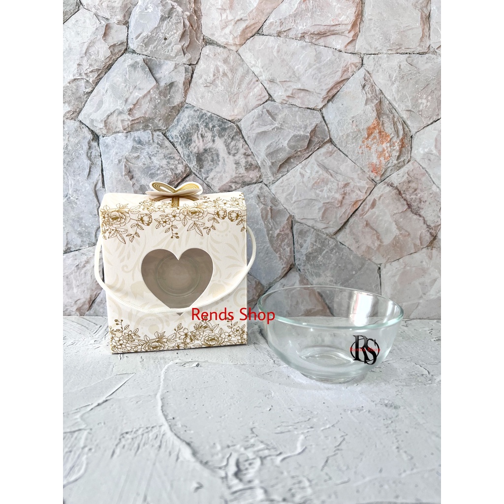 Jual Souvenir Mangkok Sambal Beling Polos Tanpa Motif Kemasan Box ...