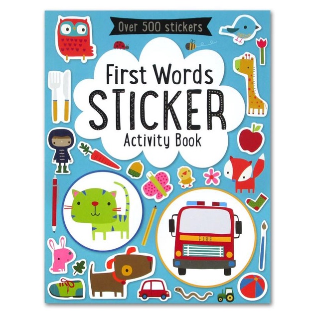 Jual First Words Sticker Activity Book With Over 500 Stickers(Ww ...