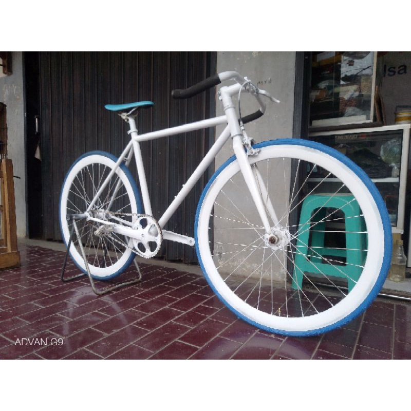 Jual Sepeda fixie putih rem doltrap | Shopee Indonesia