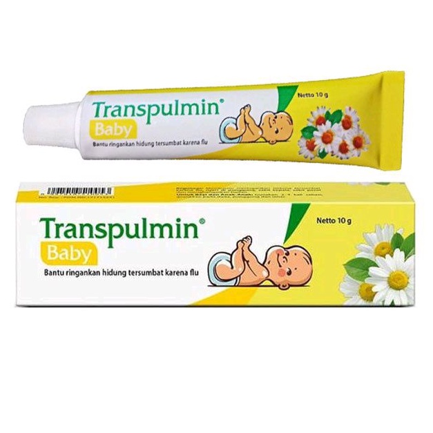 Jual Transpulmin Baby 10gr balsem batuk pilek bayi / baby balsam anak ...