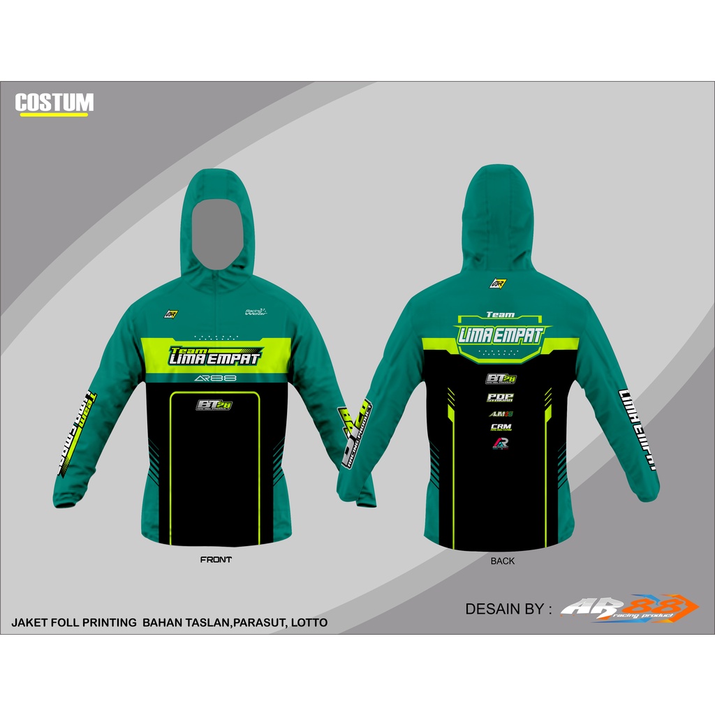 Jual JAKET CUSTOM PARASUT/TASLAN WATERPROOF COD | Shopee Indonesia