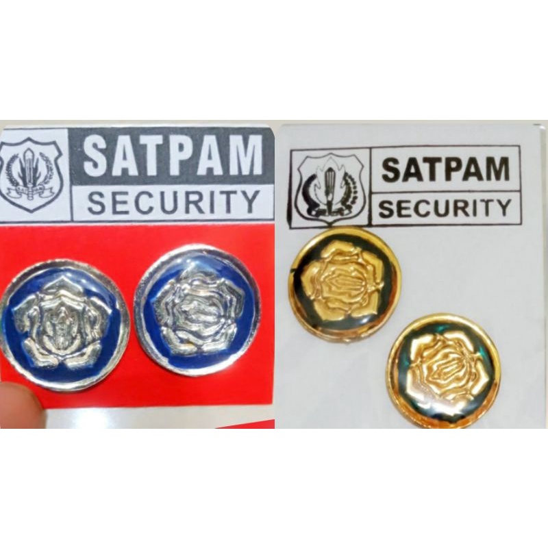 Jual Atribut Security Pin Monogram Satpam Putih Kuning | Shopee Indonesia