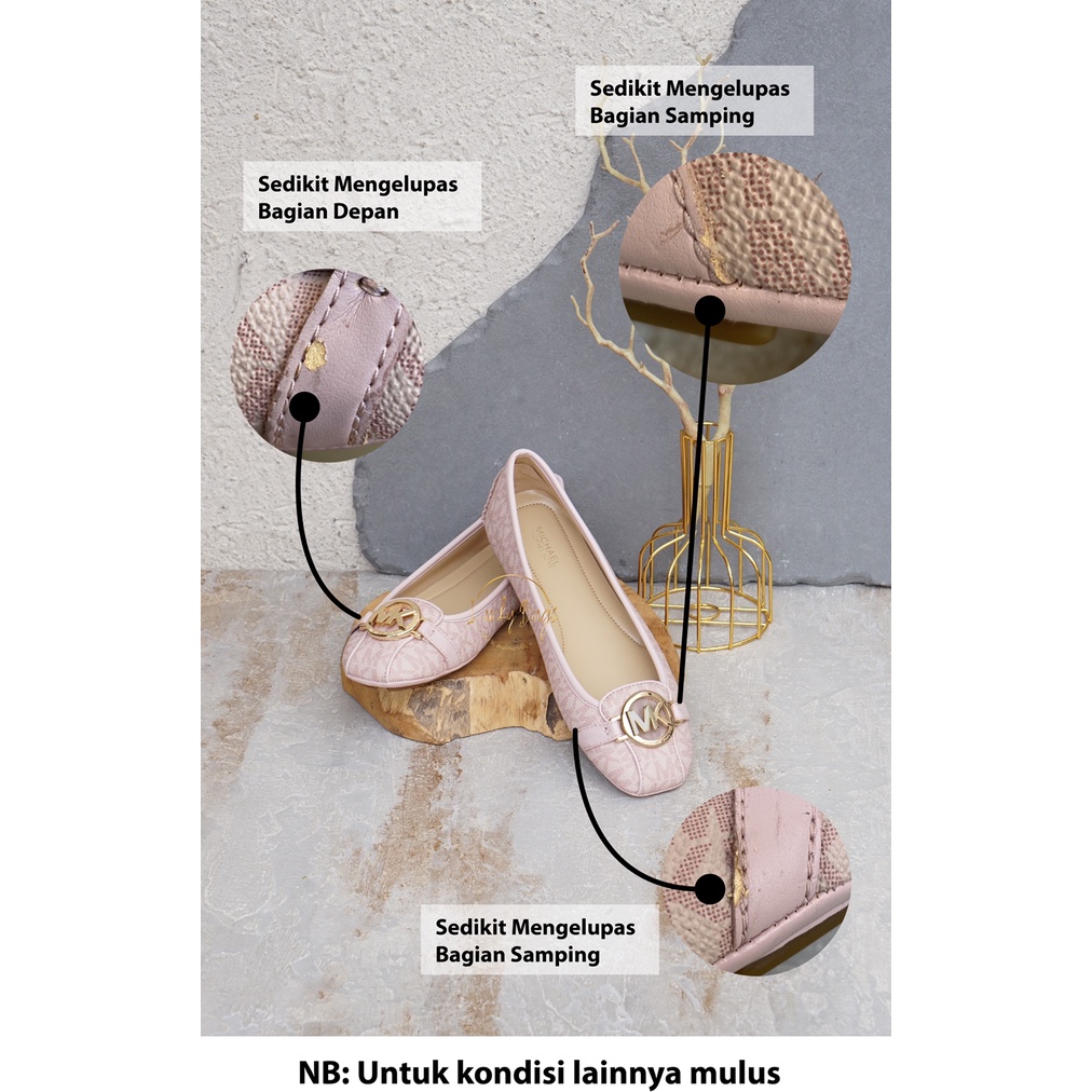 Jual michael kors flat shoes sneakers defect (authentic / original ...