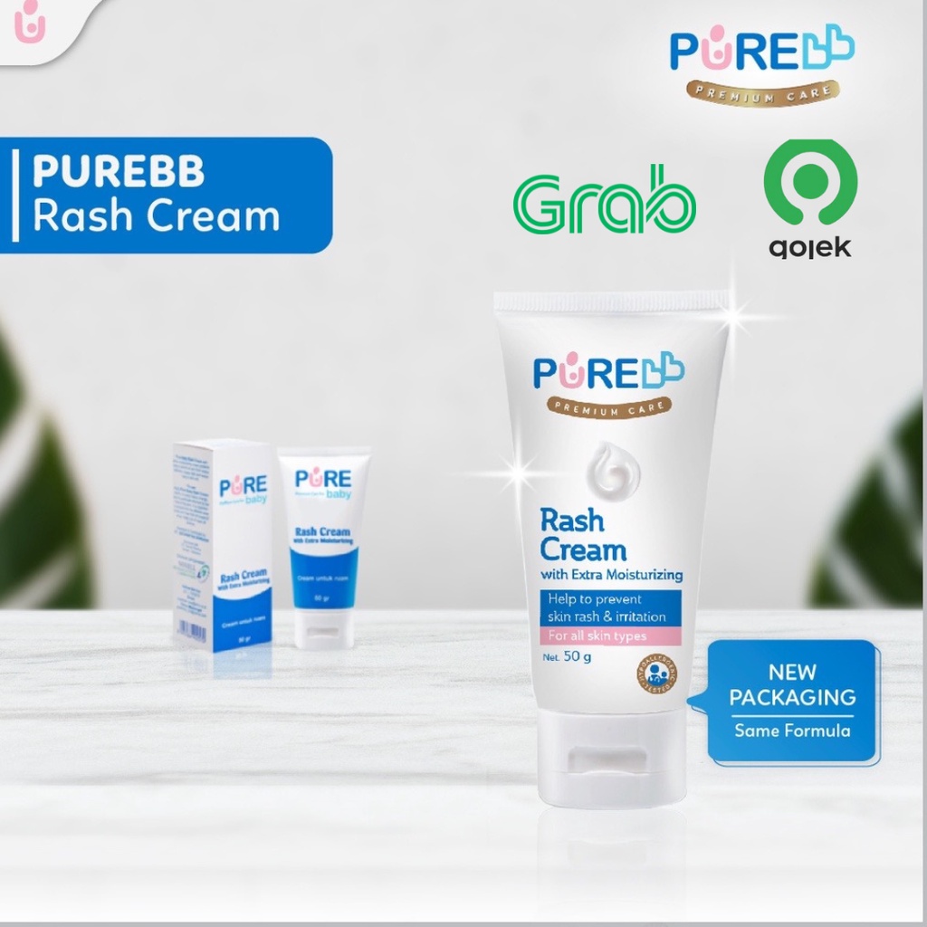 Jual PURE BABY Rash Cream with Extra Moisturizing 50 g | Shopee Indonesia