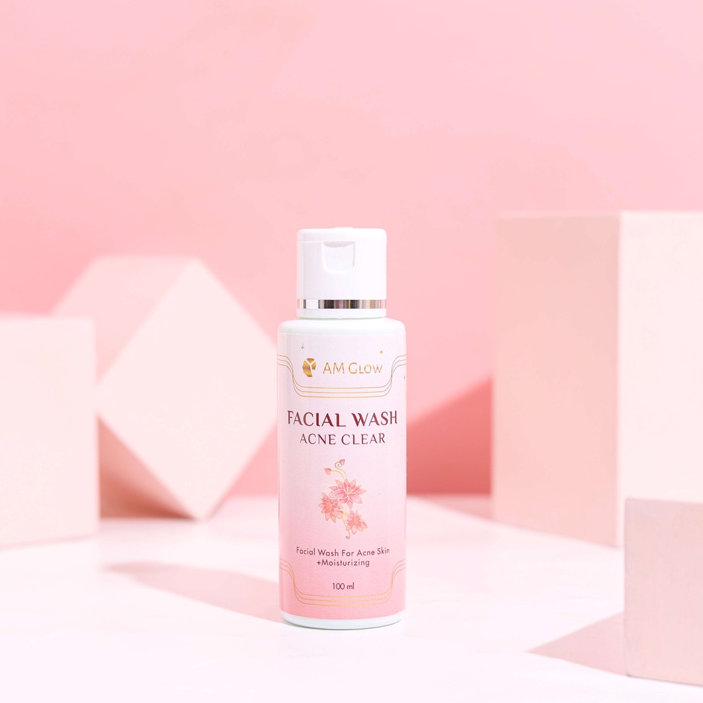 Jual AM GLOW Facial Wash Acne Clear | Shopee Indonesia