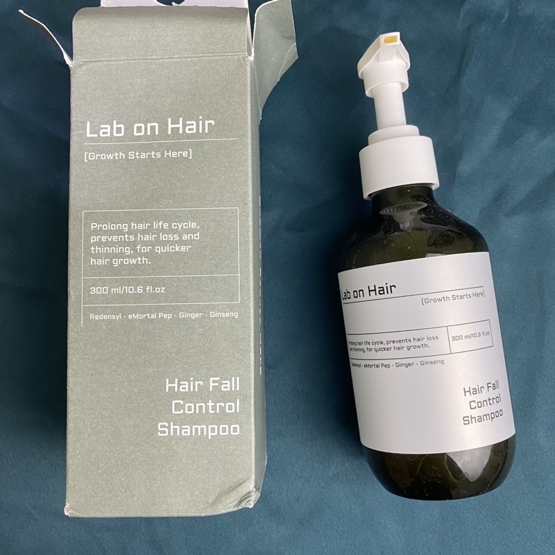 Jual preloved lab on hair anti hair fall control shampoo 300ml | Shopee ...