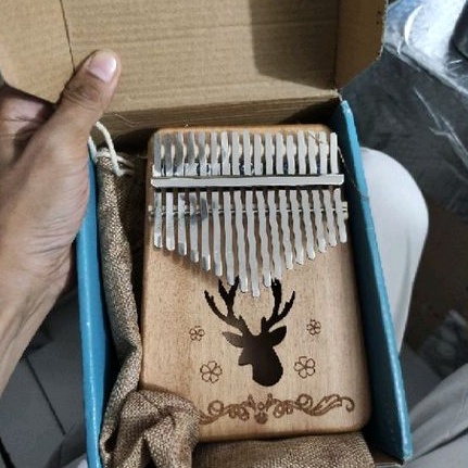 Jual Alat Musik Portable Kalimba Thumb Piano 17-tone Finger Piano ...