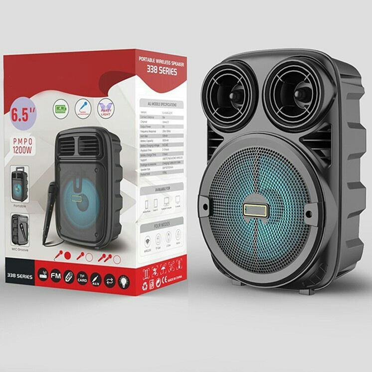 Jual [CODE BT20] Speaker Bluetooth Portable 6,5inch KM-3381 Plus ...