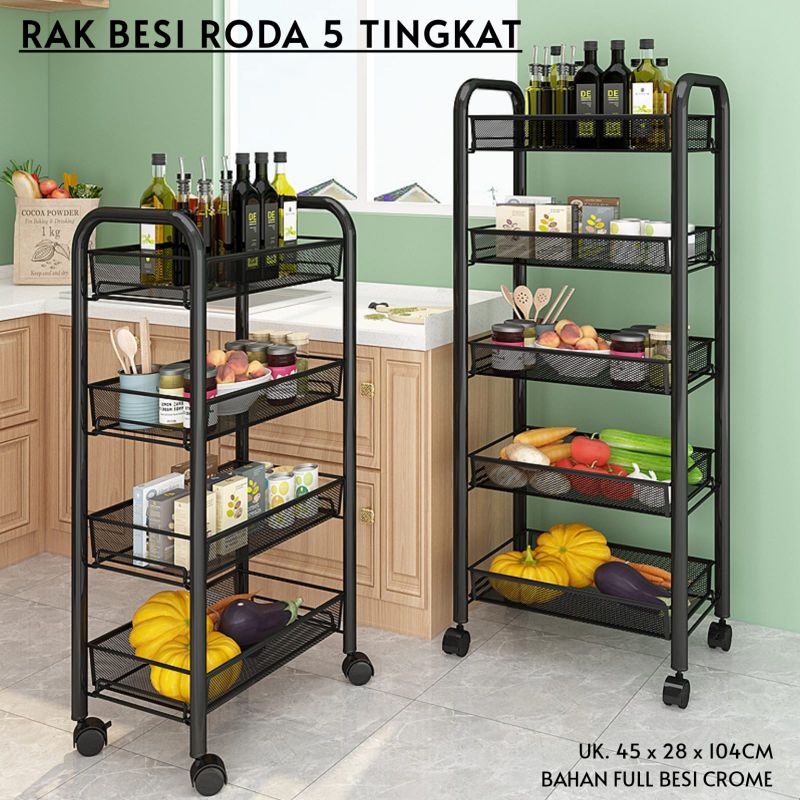 Jual RAK BESI RODA / RAK DORONG SERBAGUNA | Shopee Indonesia