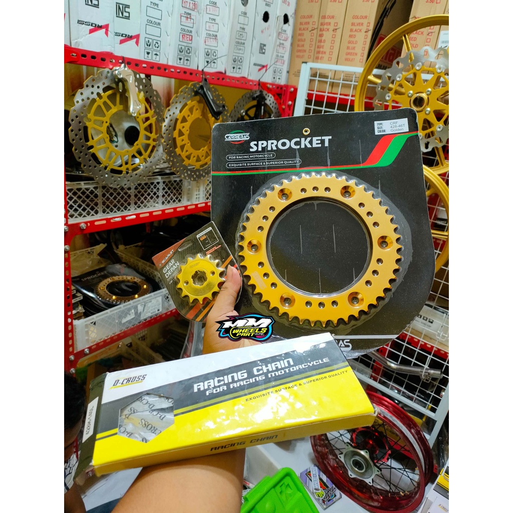 Jual GER SET RANTAI CRF ,REKOMENDASI BUAT SUPERMOTO/HARIAN | Shopee ...