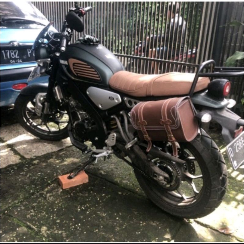 Jual backrack yamaha xsr 155 pegangan belakang Yamaha xsr + tas kanan ...