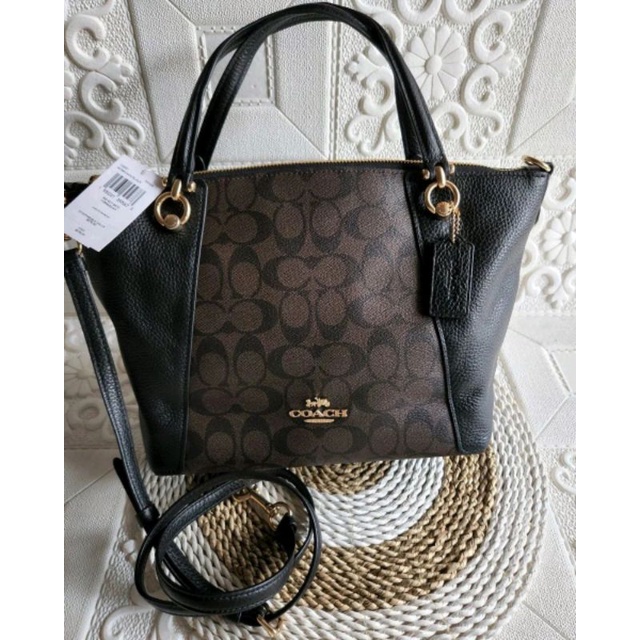 Jual Kacey satchel colorbl black mhgany coach | Shopee Indonesia