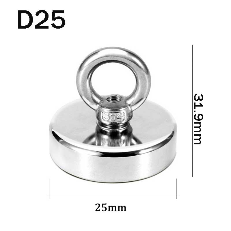 Jual D25 D50 Magnet Kuat Magnet bulat Magnet Strong Neodymium | Shopee ...