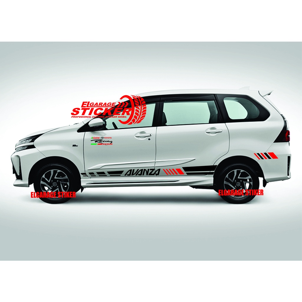 Jual Stiker mobil avanza stiker list bawah body avanza cutting stiker ...