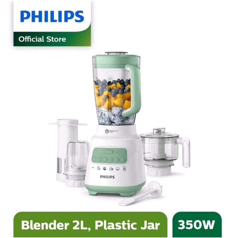 Jual PHILIPS HR2223 Blender Plastik 2 Ltr HR2223/30 /60 [4 in 1] / Chopper Philips | Shopee ...
