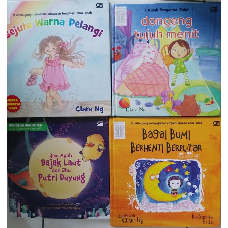 Jual buku clara ng : sejuta warna pelangi, dongeng tujuh menit, bagai ...