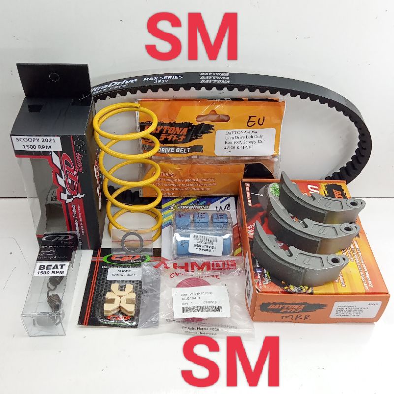 Jual PAKET CVT UPGRADE KIRIAN DAYTONA SCOOPY 2021, BEAT STREET 2021 ...