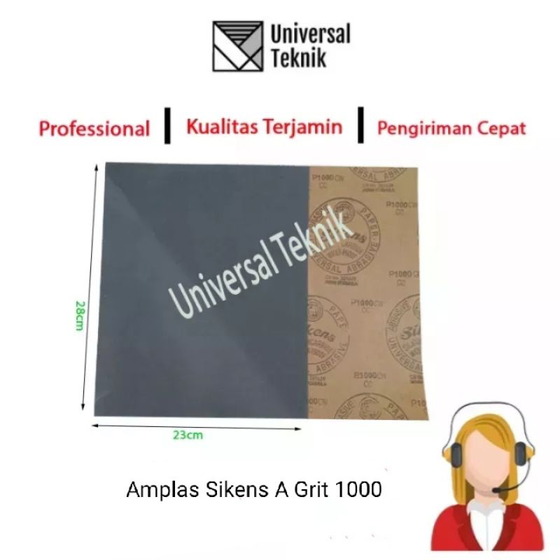 Jual Amplas Sikens A Grit 1000 Siken | Shopee Indonesia