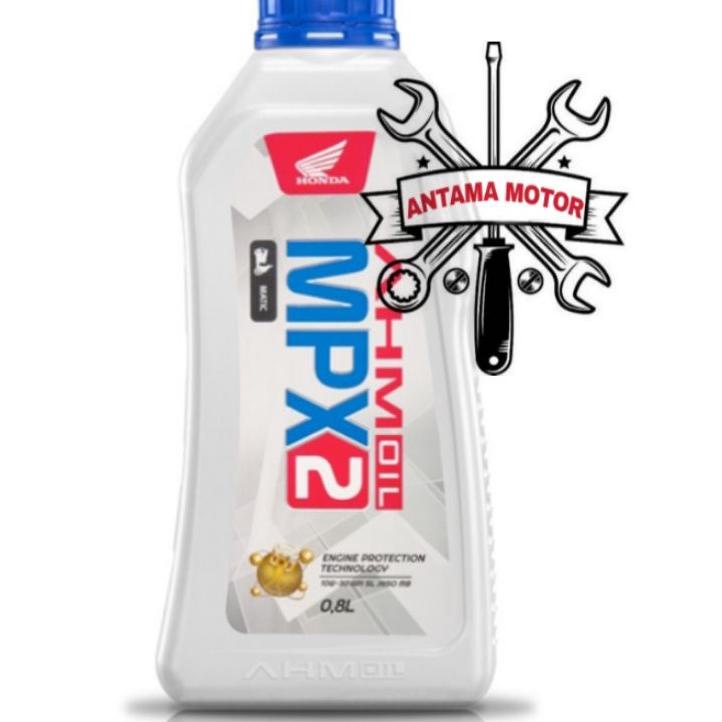 Jual AHM OLI MPX2 4AT 10w-30 SL OLI MOTOR MPX2 MESIN MATIC 800 Ml ...