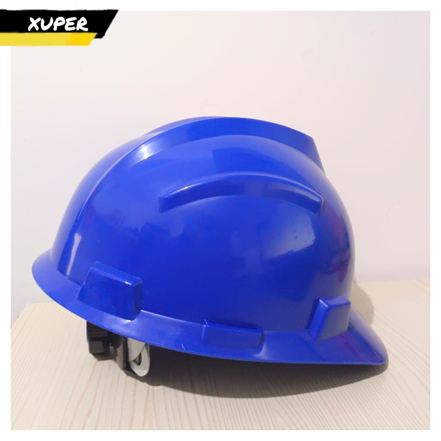 Jual ENZO HELM MODEL PUTAR - SAFETY HELMET - HELM PROYEK - BIRU PUTIH ...