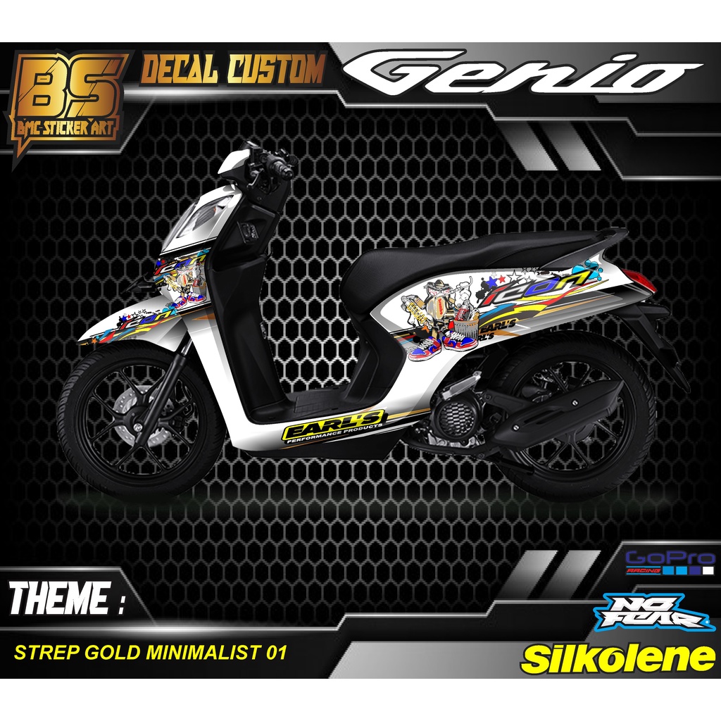 Jual STICKER DECAL HONDA GENIO FULLBODY/DEKAL STIKER HONDA GENIO DESIGN ...