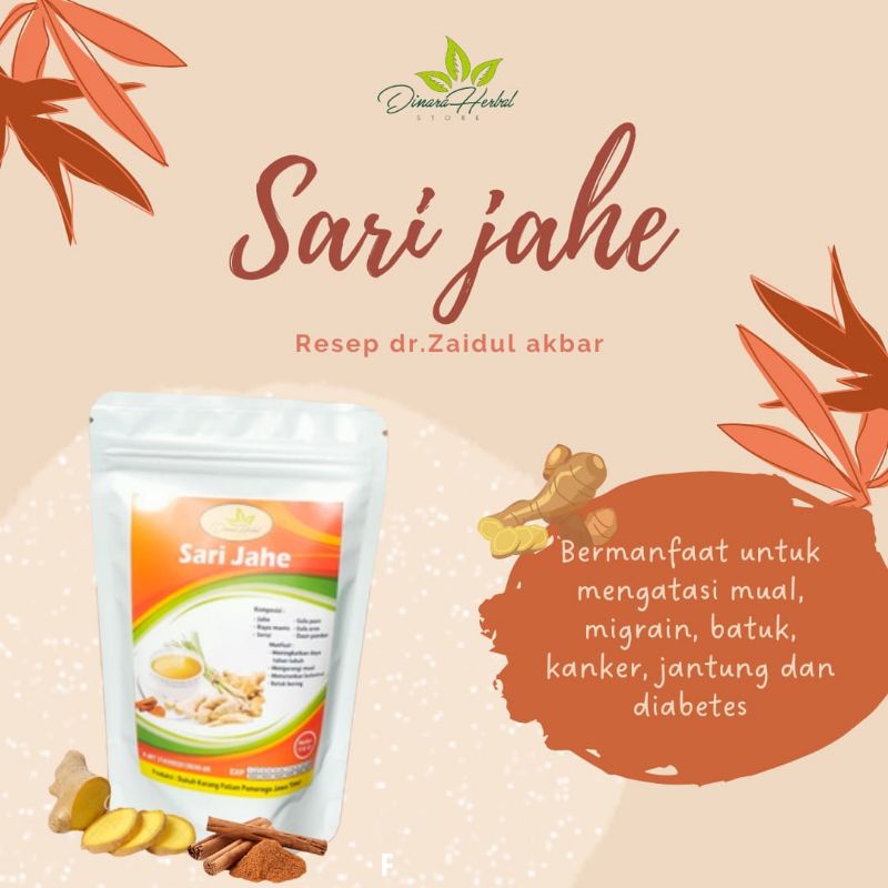 Jual Sari Jahe Serbuk Minuman Tradisional Kemasan 110gr | Shopee Indonesia