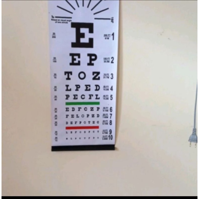 Jual SNELLEN CHART | Shopee Indonesia
