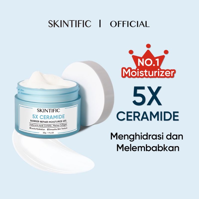 Jual SKINTIFIC 5X Ceramide Repair Skin Barrier scintific gel ...