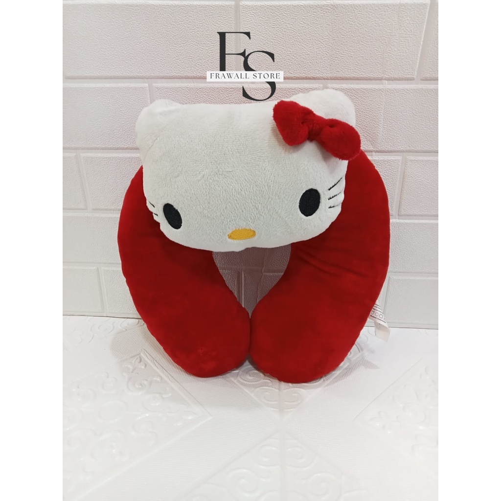 Jual Frawall -Bantal Leher Hello Kitty Merah Ukuran 30Cm | Shopee Indonesia