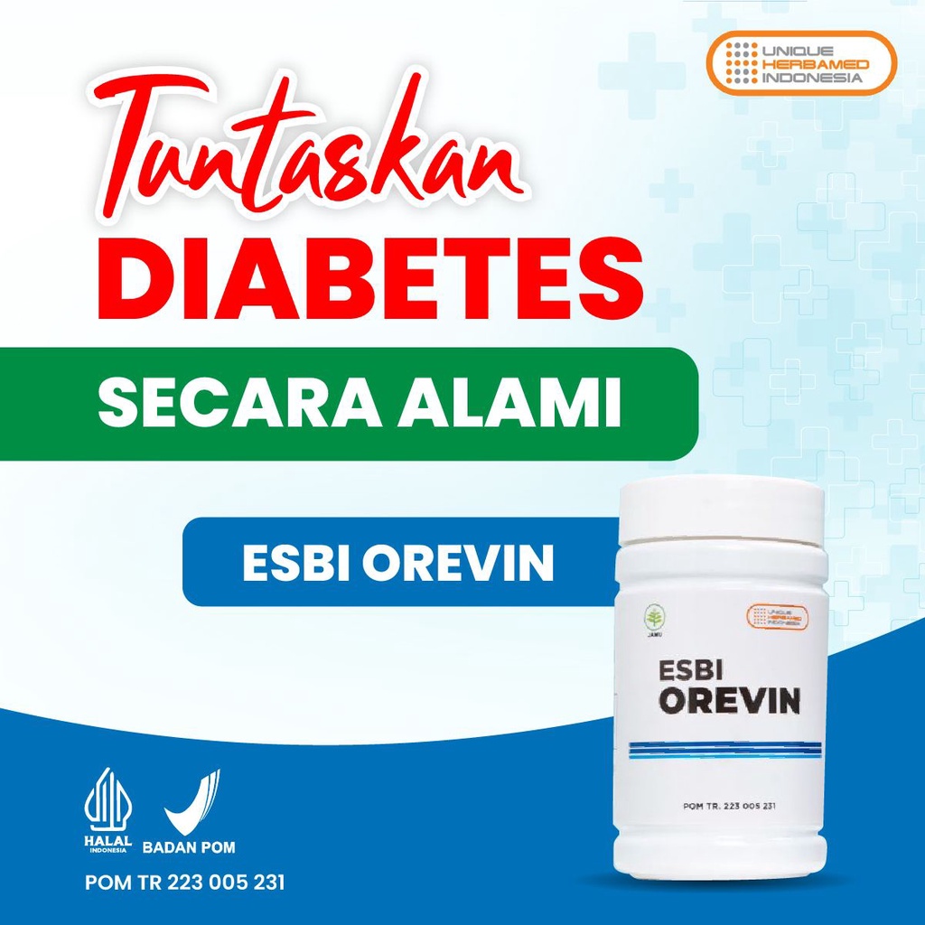 Jual Esbi Orevin Penurun Kadar Gula Darah Obat Diabetes Melitus Sakit ...