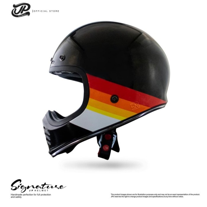 Jual Helm JP Retro Signature SG-02 Full Face | SG 02 Rainbow - Super ...