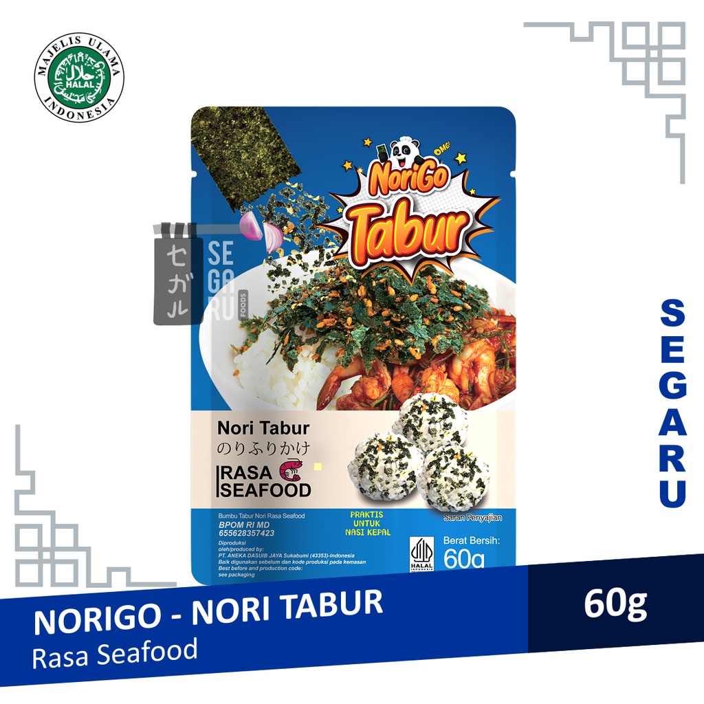 Jual NORIGO Nori Tabur | Abon Nori | Rumput Laut Panggang 60g | Shopee ...