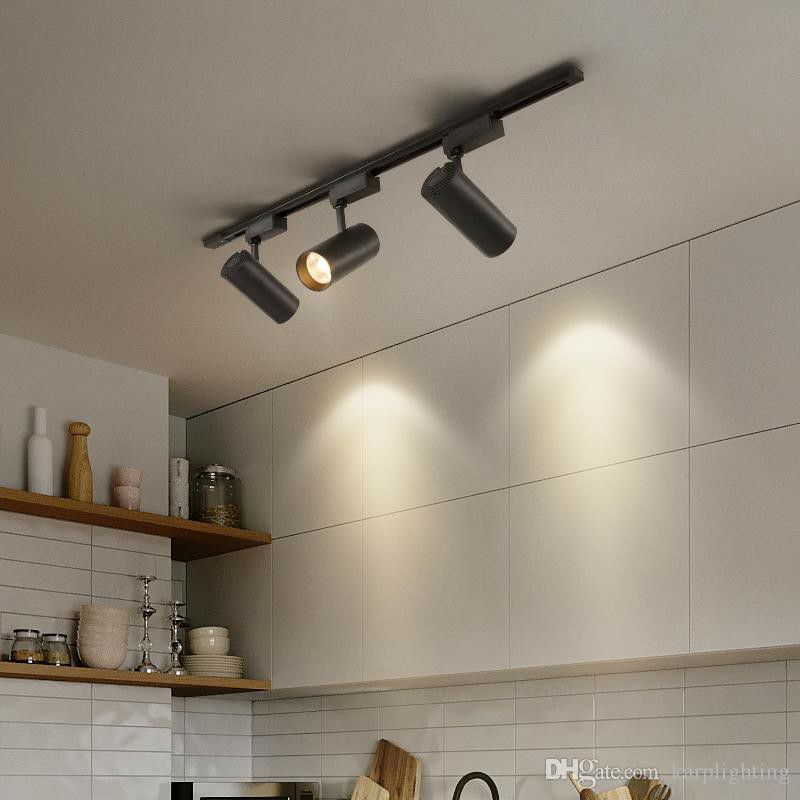 Jual Kap Lampu Sorot Track Plafon Spot Lampu Spotlight Rel Fitting E27 ...