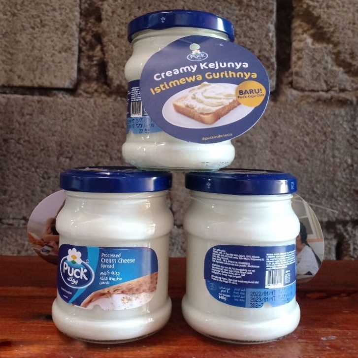 Jual PUCK Cream Cheese Spread Botol 140gr | Shopee Indonesia