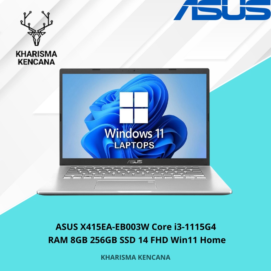 Jual ASUS X415EA-EB003W Core i3-1115G4 8GB 256SSD 14 FHD Win11 Home ...