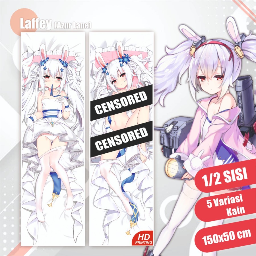 Jual Dakimakura Laffey Azur Lane 150x50 cm (Cover Only) | Shopee Indonesia