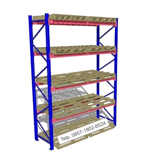 Jual Rak Gudang Pallet Kapasitas Beban 1000kg/Level Beam, Selective ...