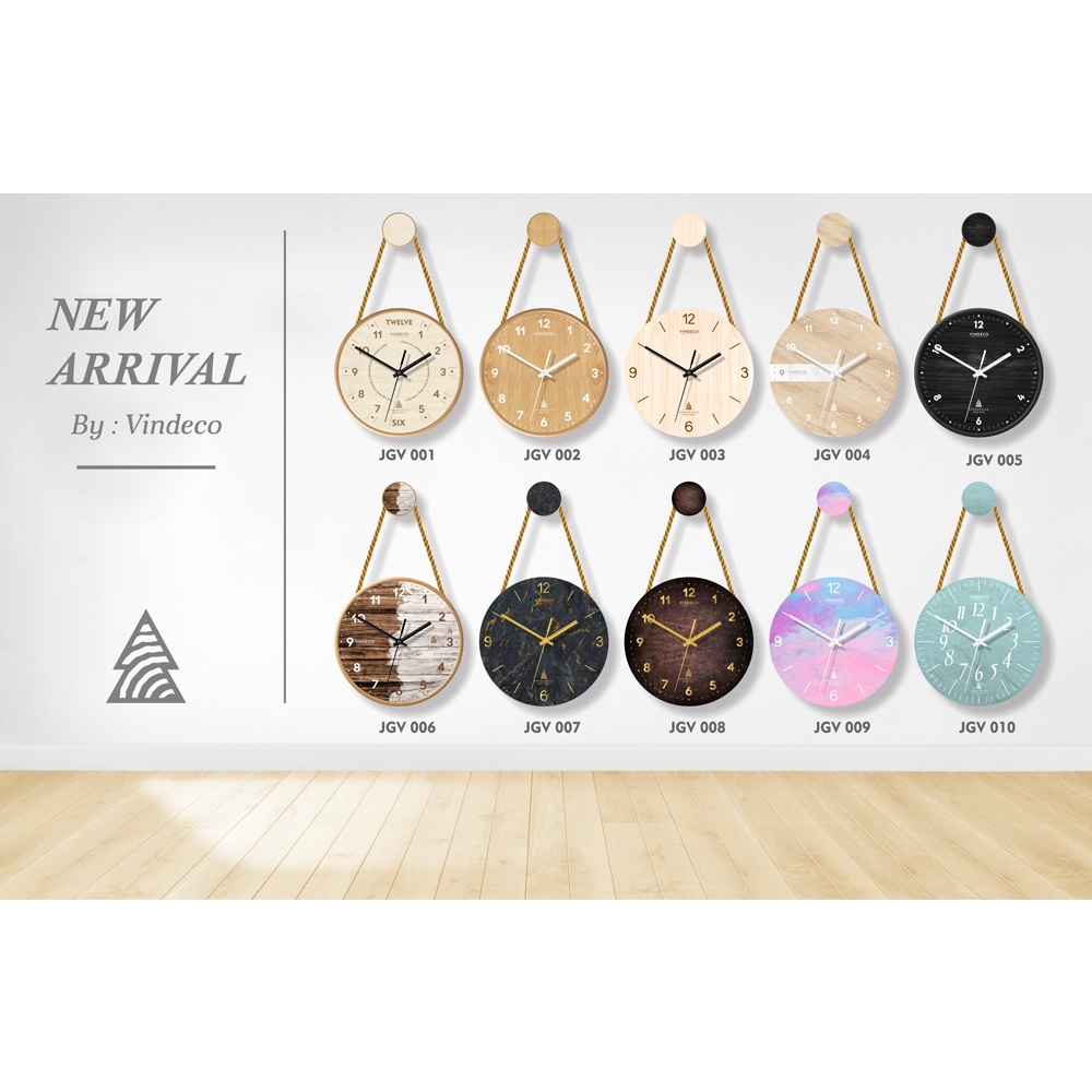 Jual JAM DINDING GANTUNG / JAM DINDING KAYU / AESTHETIC / ESTETIK ...