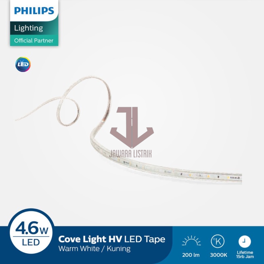 Jual PHILIPS LED STRIP LAMPU SELANG METERAN DLI 31086 4,6W/M 50M 4,6 W ...