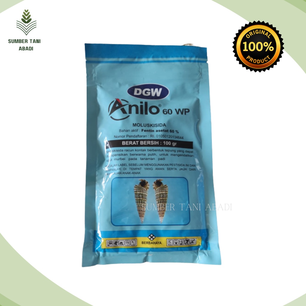 Jual Anilo 60WP 100gr - Pembasmi hama keong - PRODUK ORIGINAL | Shopee ...