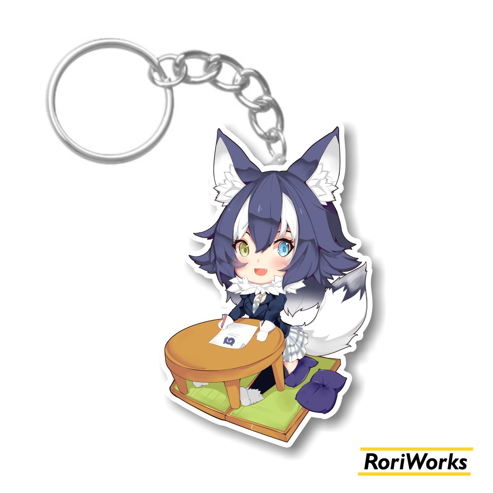 Jual Keychain Anime - Gray Wolf | Kemono Friends | Shopee Indonesia