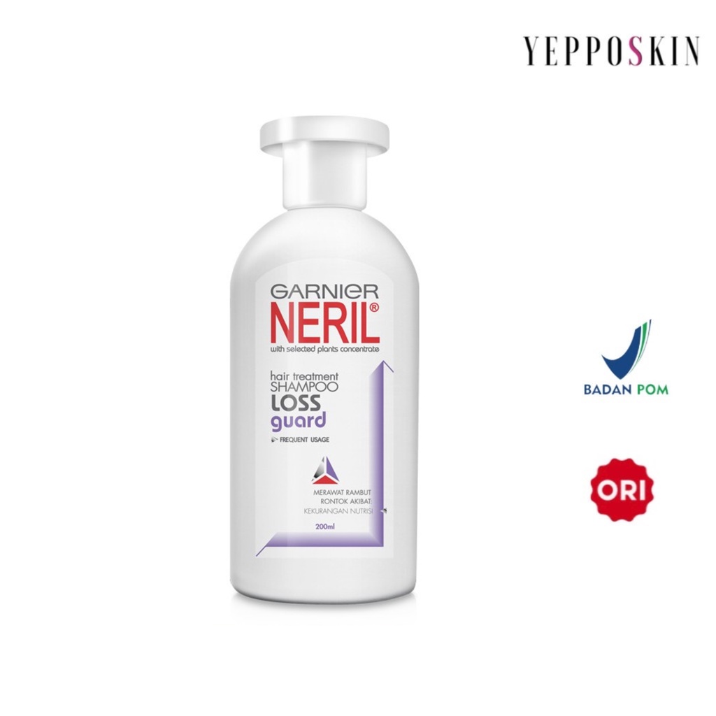 Jual Garnier Neril Shampoo Loss Guard - 200ml | Shopee Indonesia